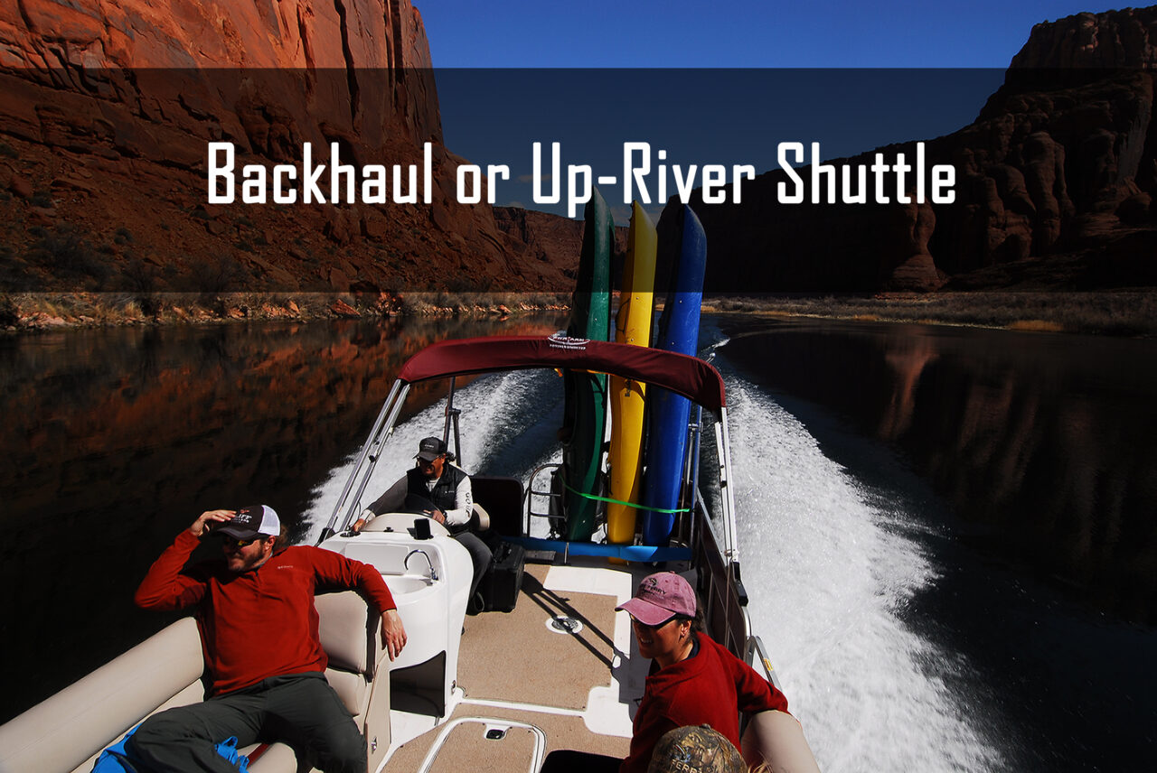 Backhaul or Up-River Shuttle | Kayak Horseshoe Bend